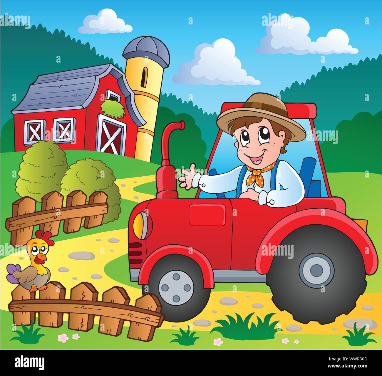 Farm theme image 3 Stock Vector Image & Art - Alamy
