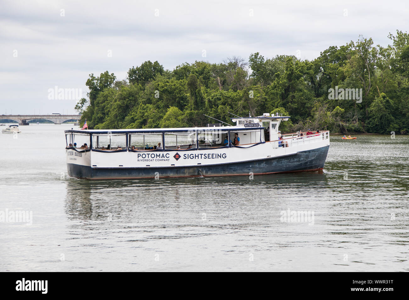 Washington DC, USA - June 7th 2019: Potomac river sightseeing boat ...