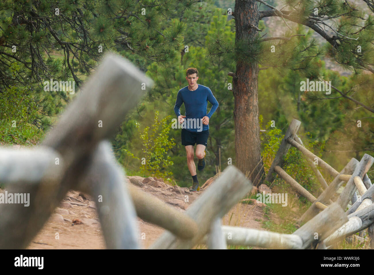 Boulder fence hi-res stock photography and images - Alamy