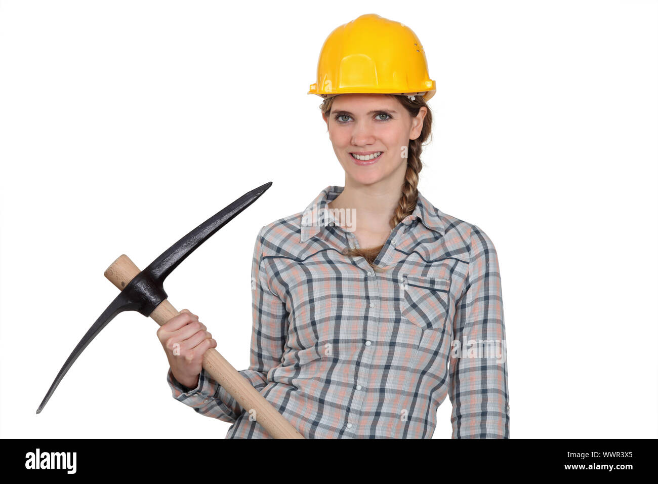 Pickaxe woman hi-res stock photography and images - Alamy