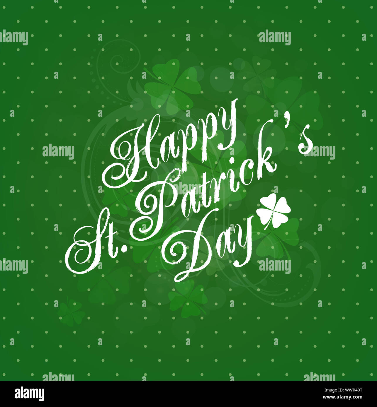 Saint patrick calligraphy hi-res stock photography and images - Alamy