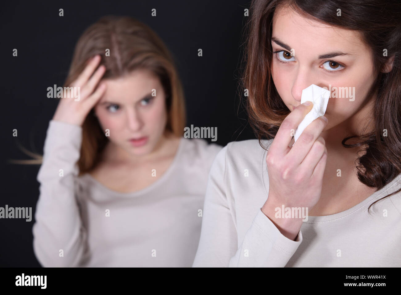 Adult sisters argue hi-res stock photography and images - Alamy