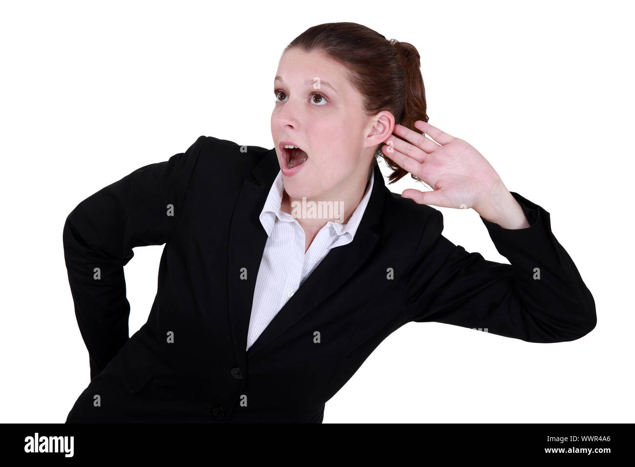 Exaggerating hi-res stock photography and images - Alamy