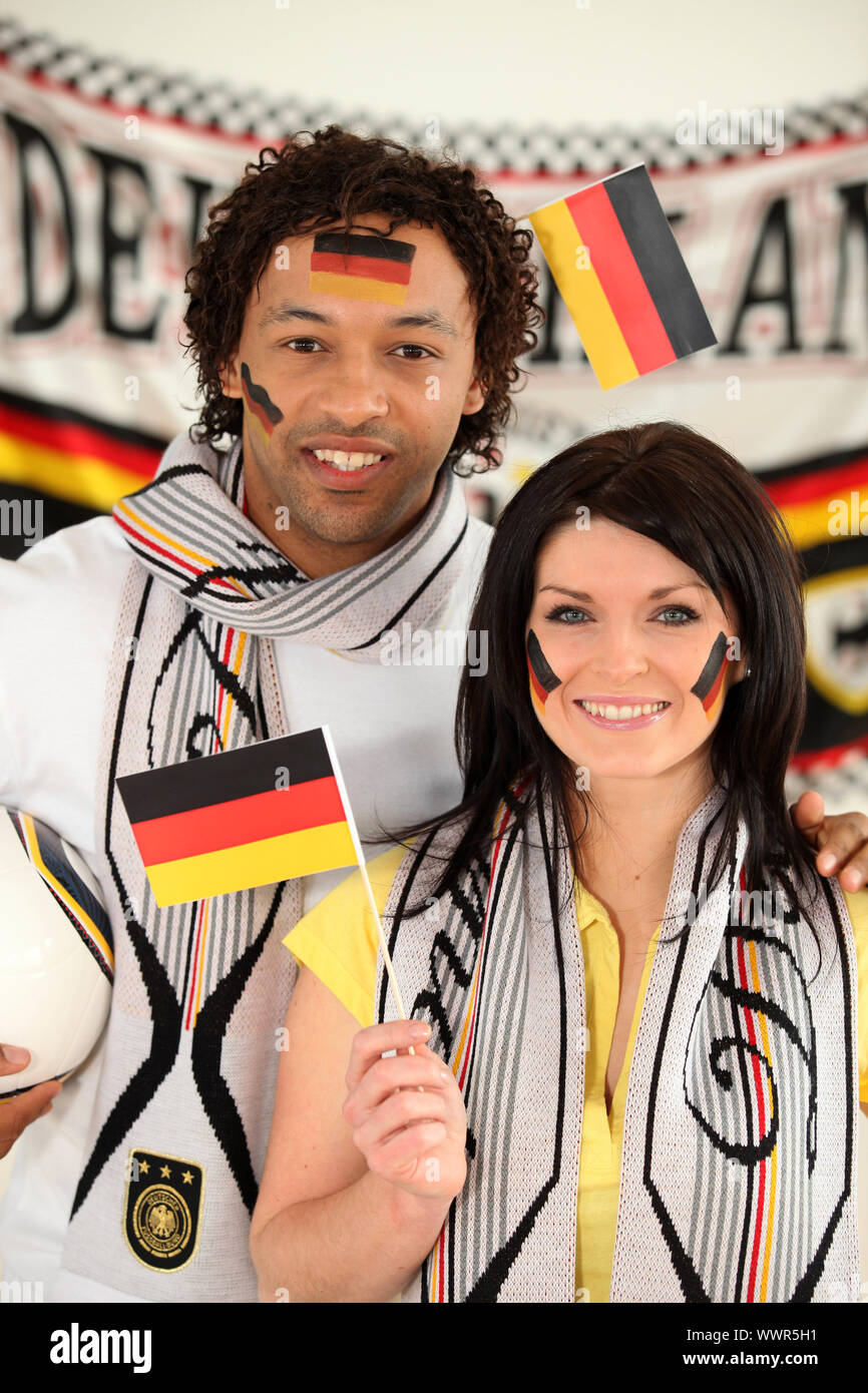 German football fans Stock Photo - Alamy