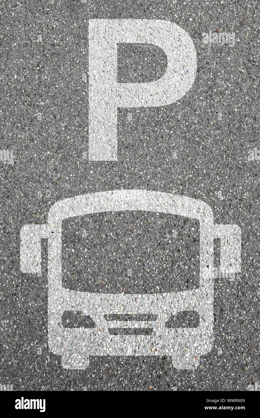 parking place bus bus bus long distance bus to park traffic city ...