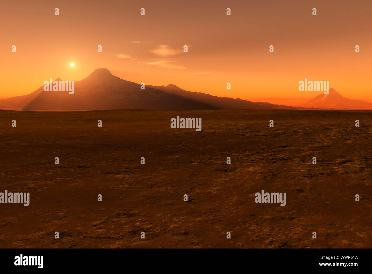 An image of a landscape without vegetation Stock Photo - Alamy