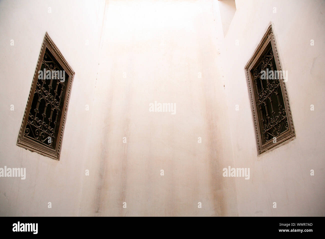 couple of arab windows confront Stock Photo - Alamy