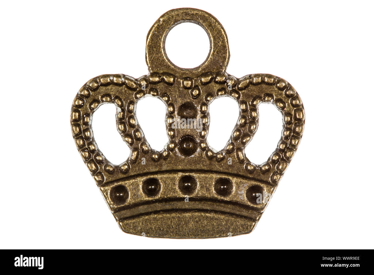 Crown, headdress of monarch, decorative element, isolated on white ...