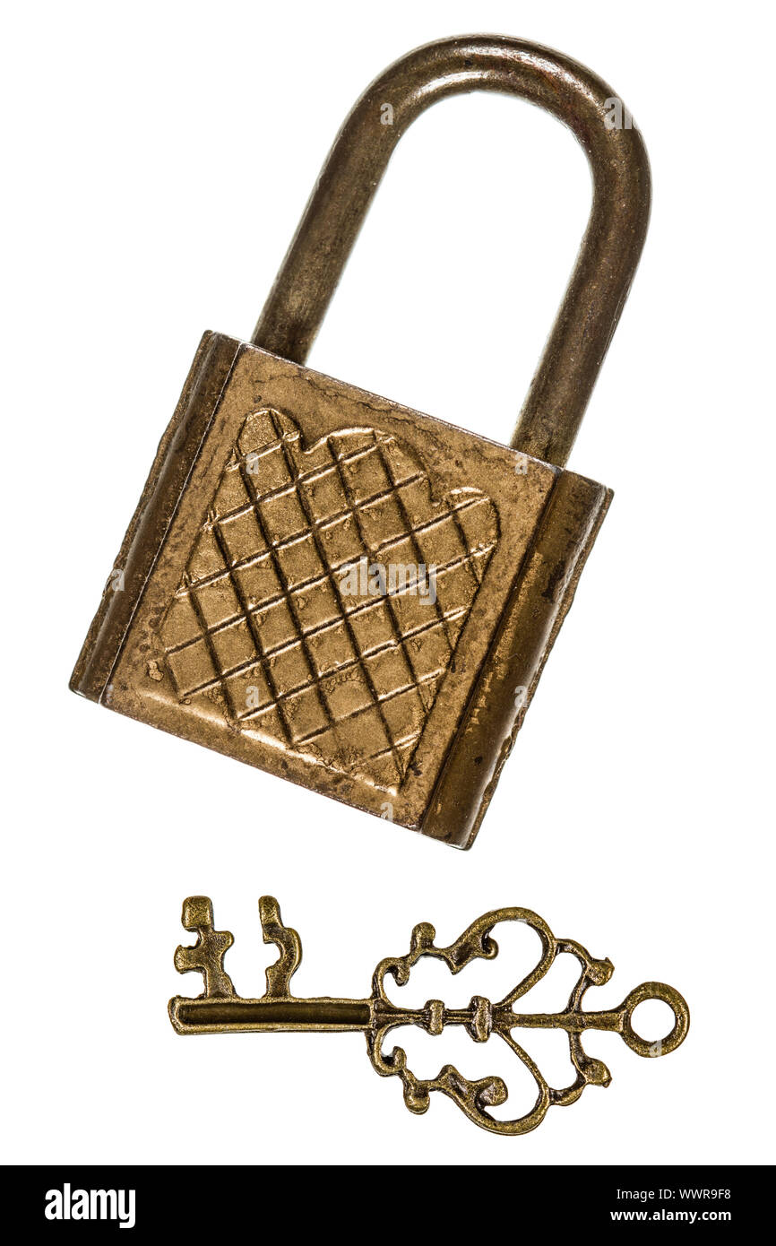 Castle and key, the private key elements of the security system ...