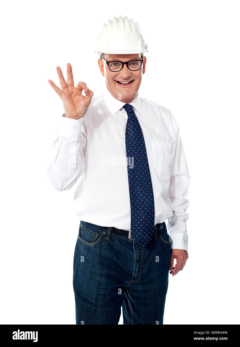 Smart hand showing old Cut Out Stock Images & Pictures - Alamy