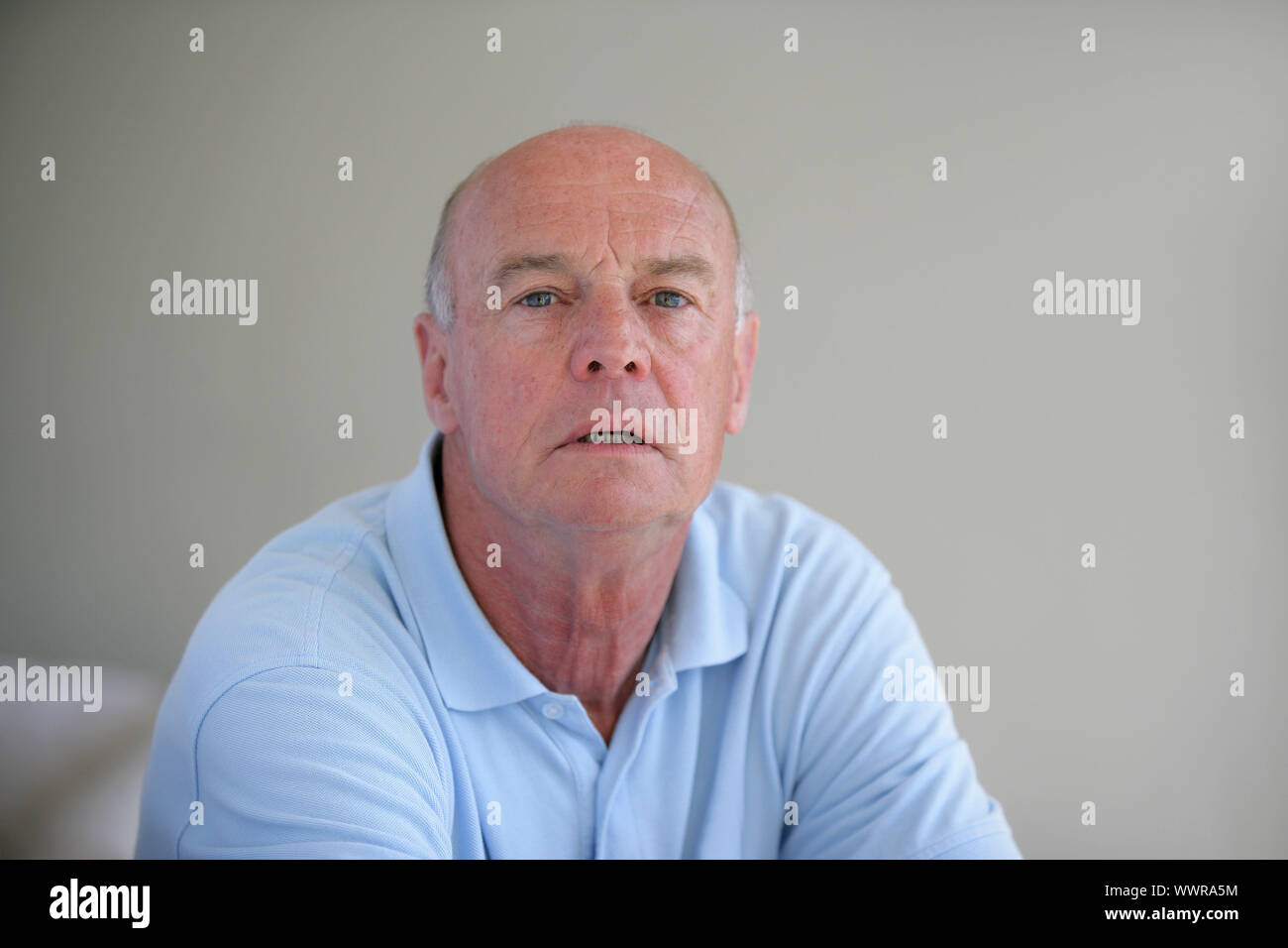 Serious senior man Stock Photo - Alamy