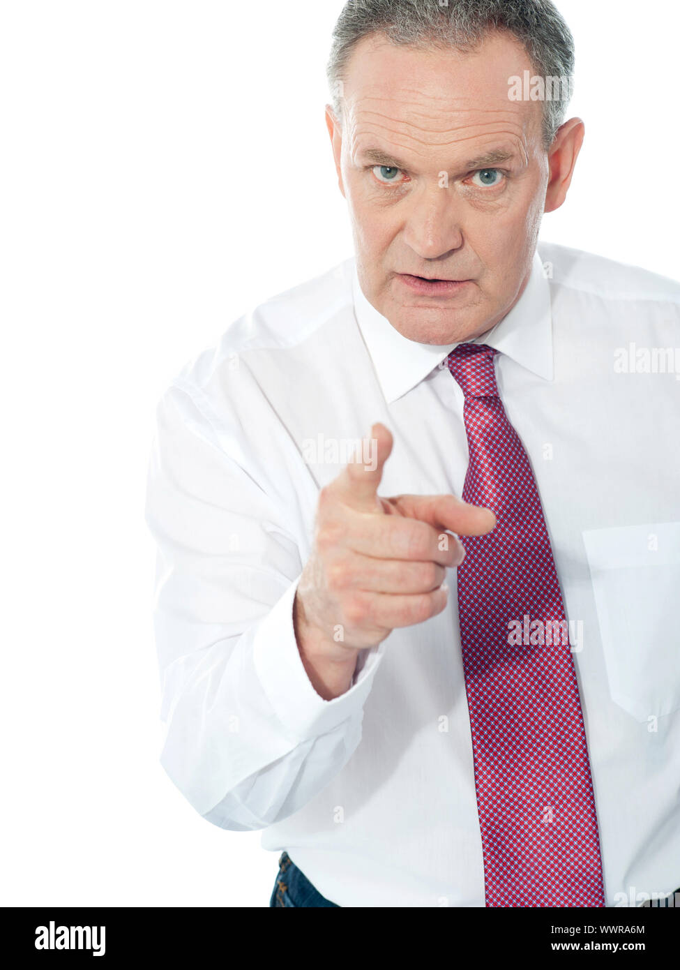 Angry guy yelling finger pointing hi-res stock photography and images ...