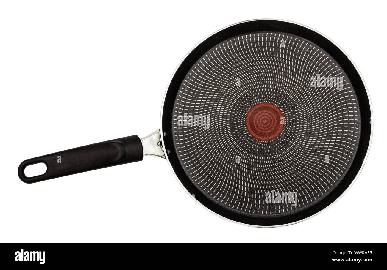 Frying pan, isolated on white background, with clipping path Stock ...