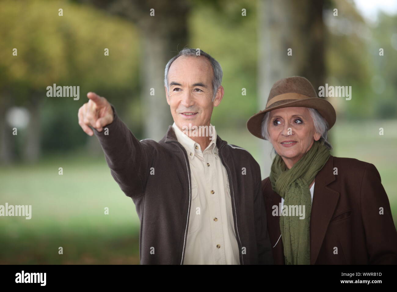 elderly citizen and his spouse Stock Photo - Alamy