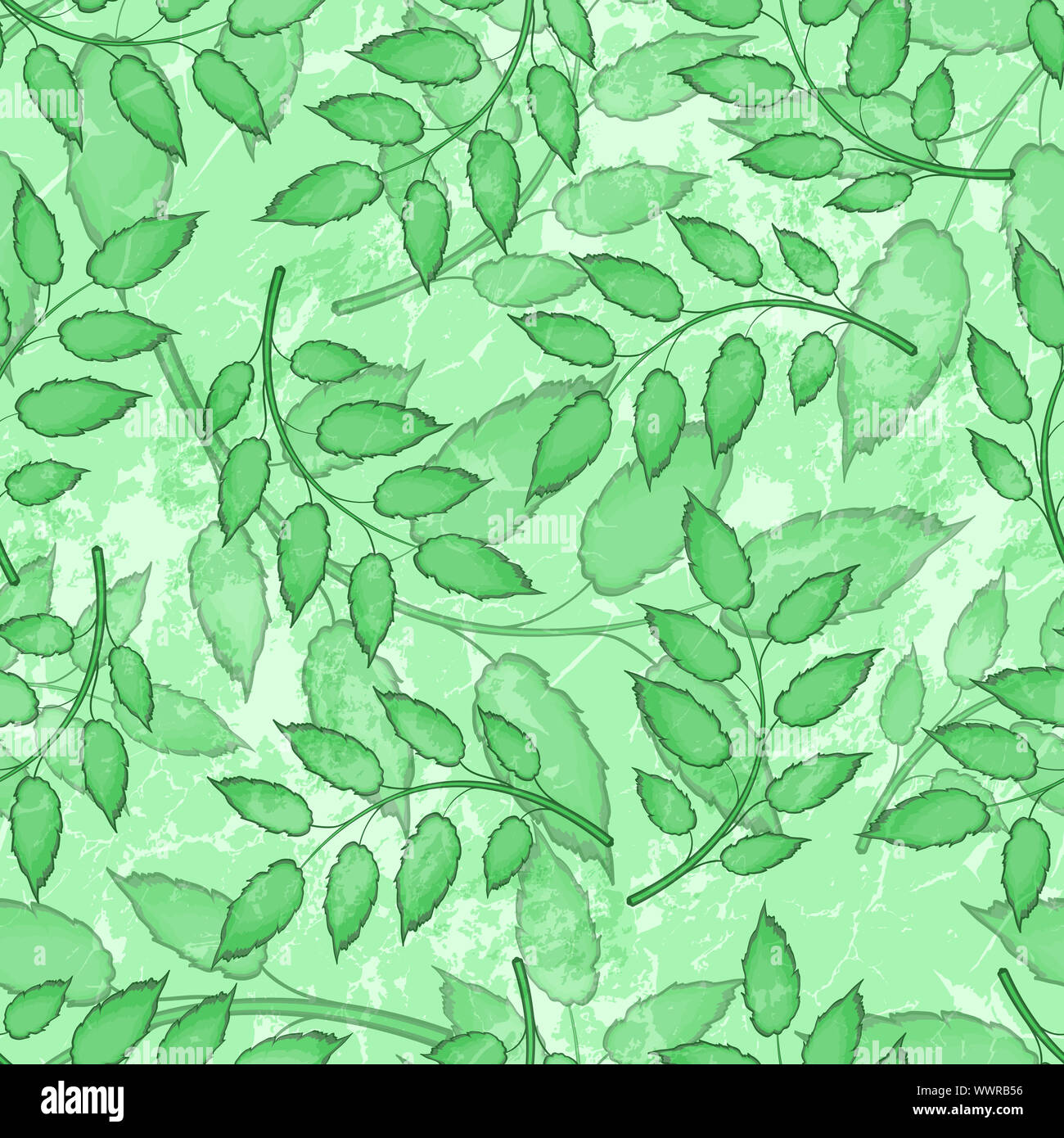 Pattern With Leaves Stock Photo - Alamy