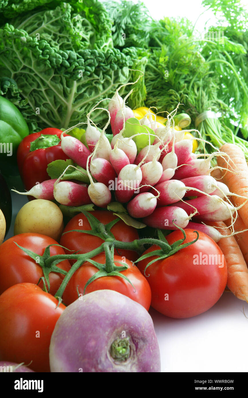 Pile of fresh vegetables Stock Photo - Alamy