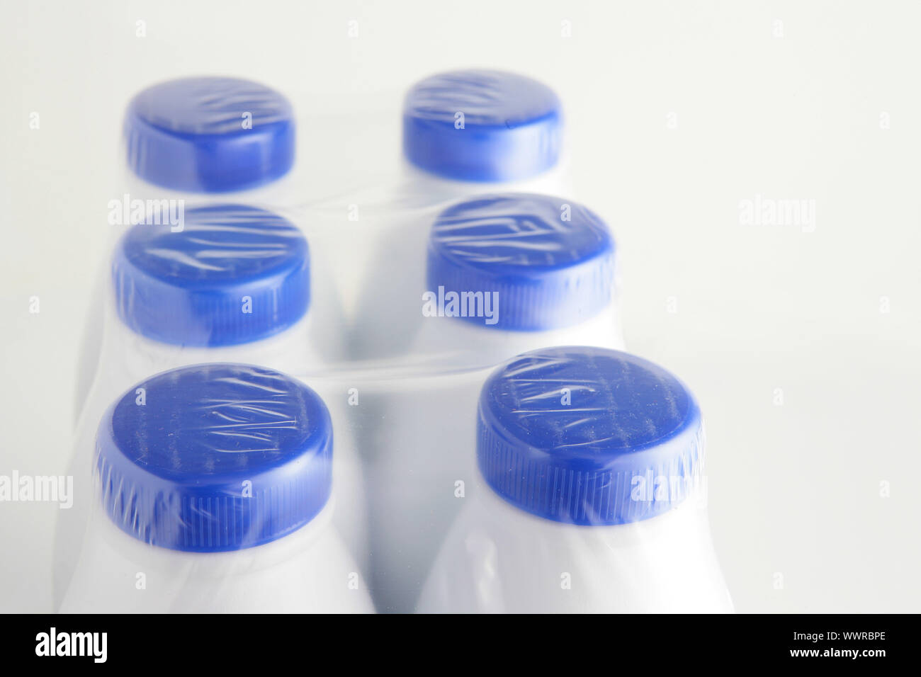 Six pack of milk Stock Photo - Alamy