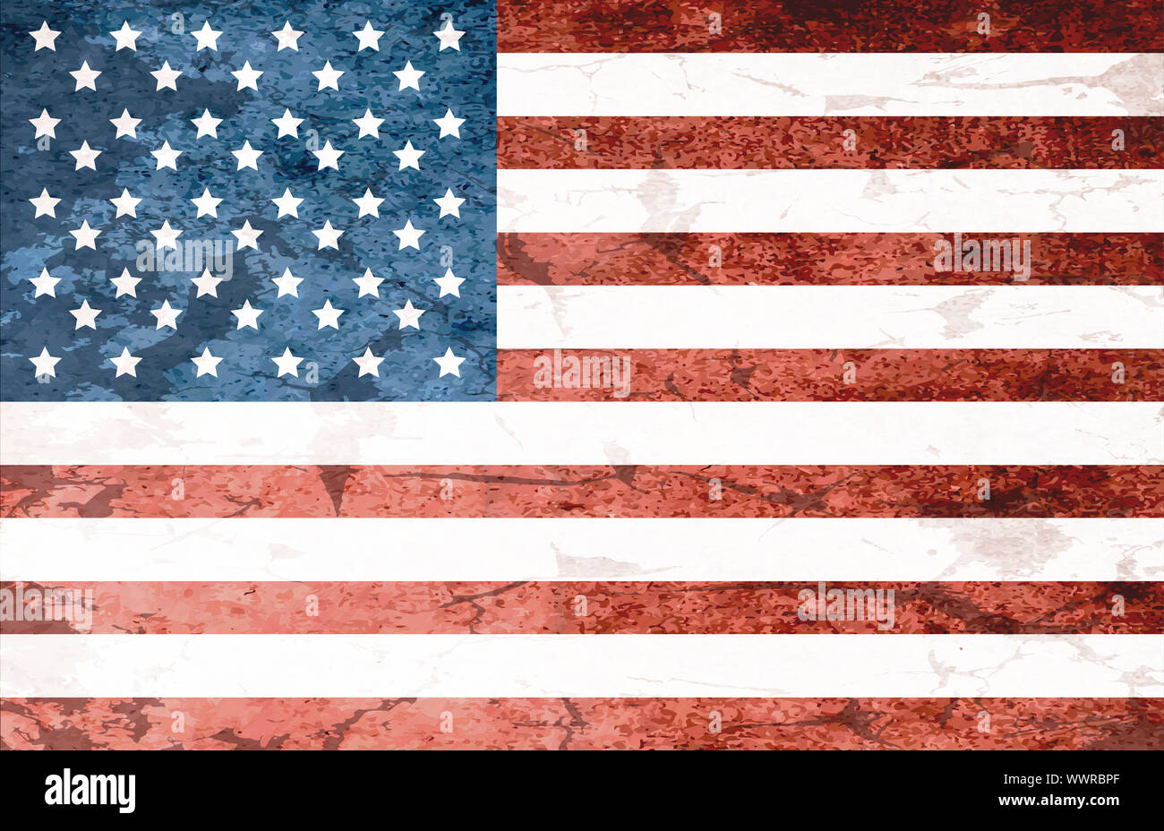 Frayed american flag hi-res stock photography and images - Alamy