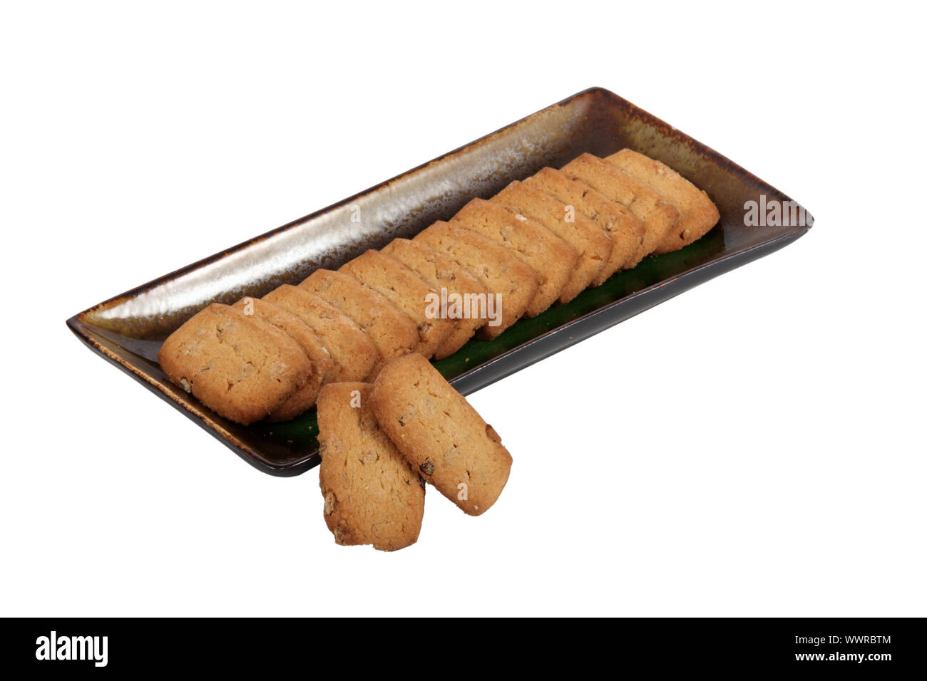 Tray of biscuits Stock Photo - Alamy