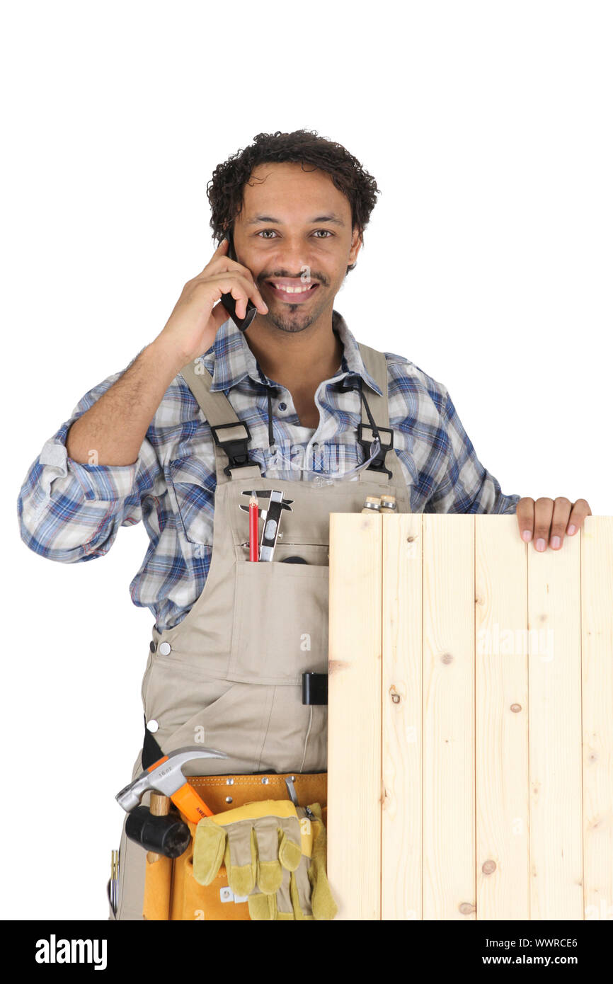 African american woodworker hi-res stock photography and images - Alamy