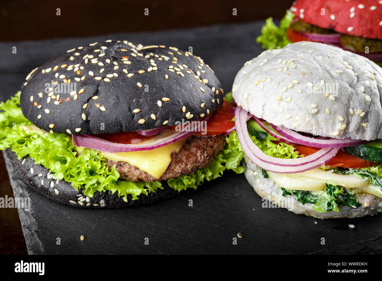 Colorful buns hi-res stock photography and images - Alamy