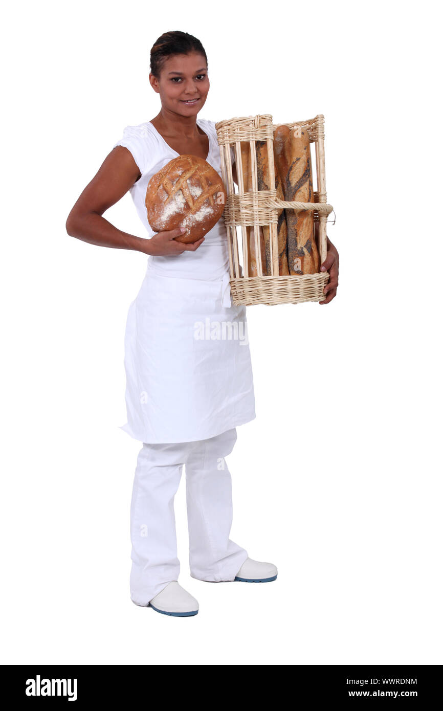 A black woman baker Stock Photo - Alamy