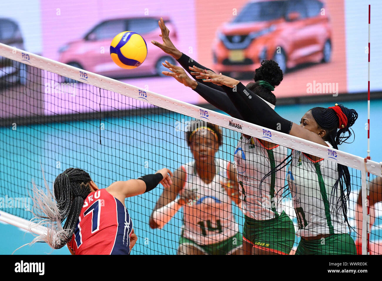 Kanagawa, Japan. Credit: MATSUO. 16th Sep, 2019. (L-R)( Mambru Casilla ...