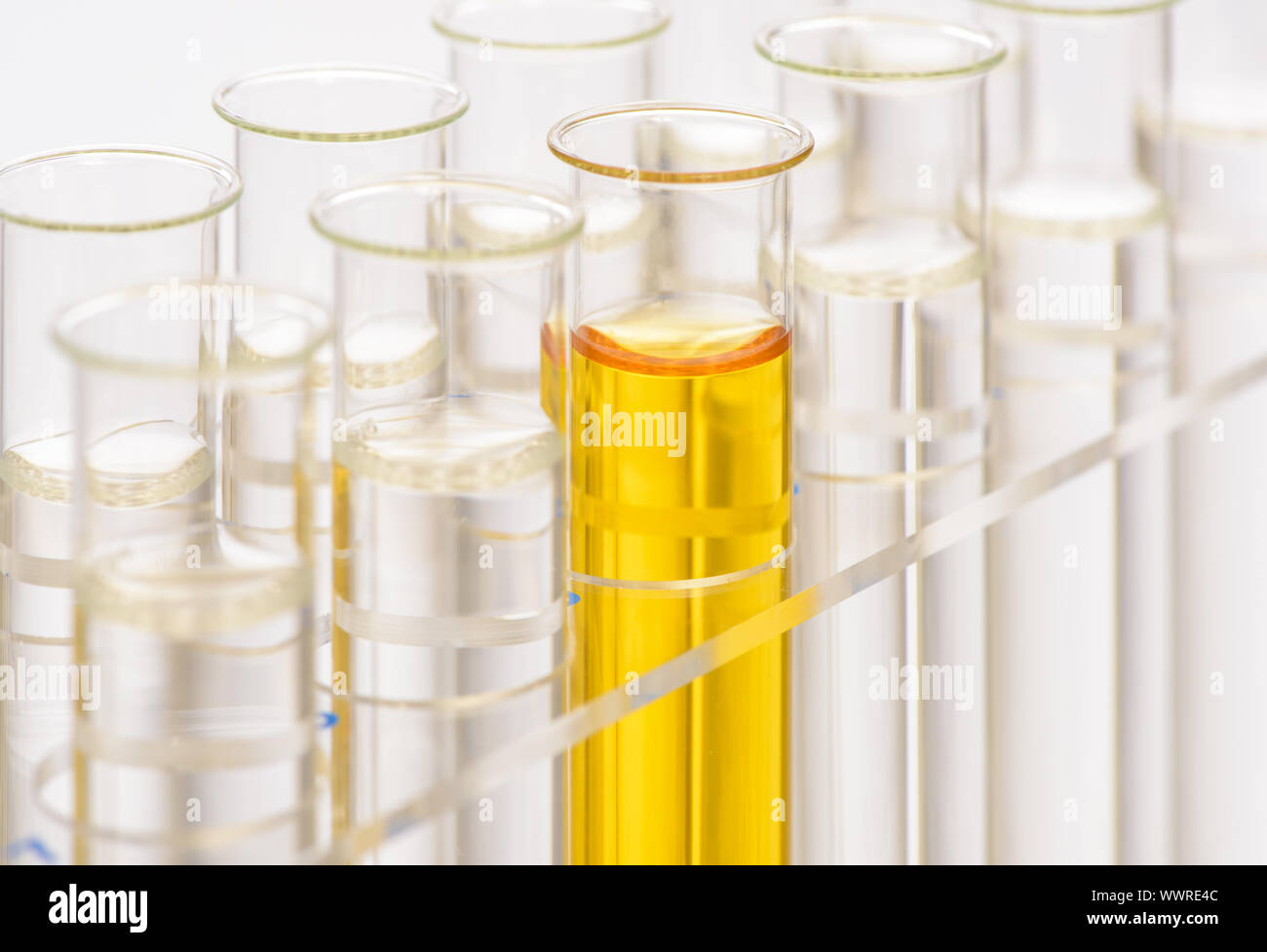 Experiment in Chemistry Laboratory Stock Photo - Alamy