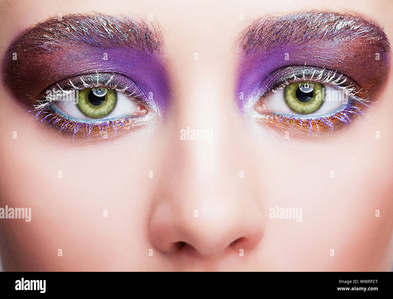 Violet Eyes Close Up