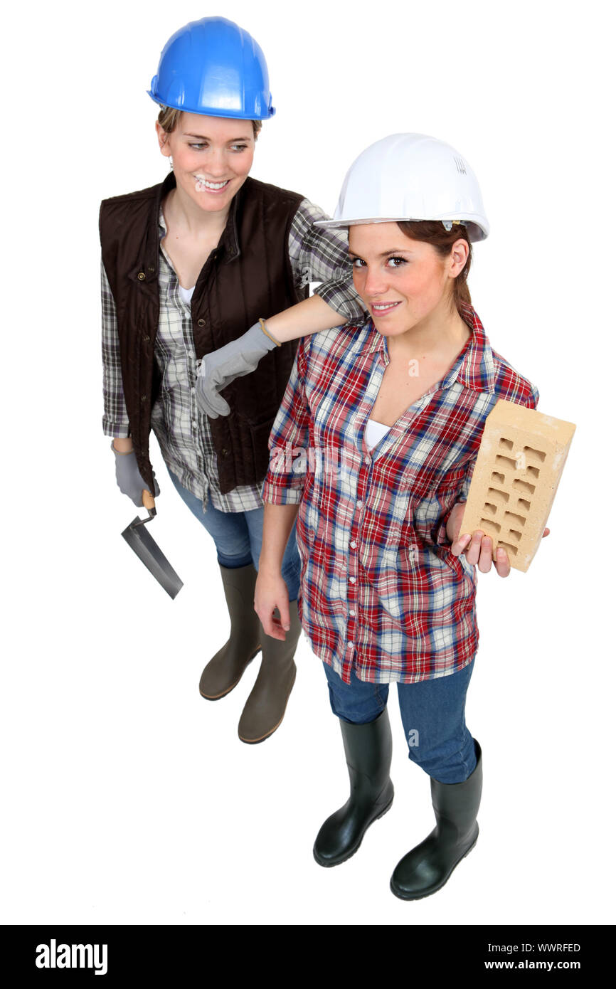 A team of tradeswomen Stock Photo - Alamy