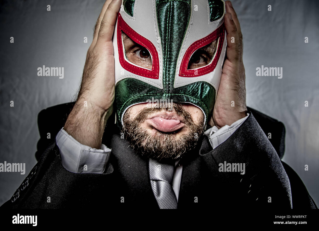 Angry mexican man suit hi-res stock photography and images - Alamy