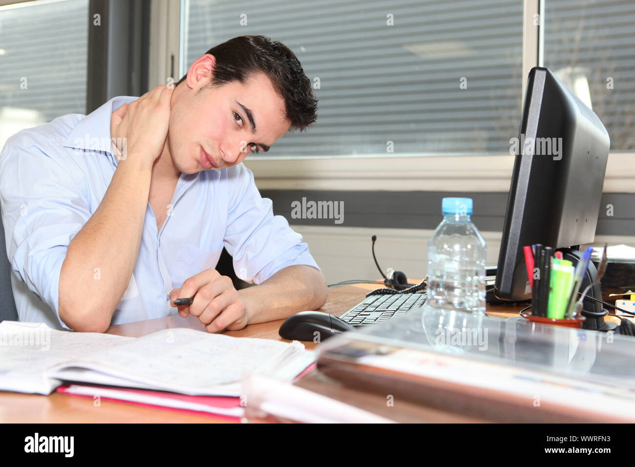 Embarrassed employee hi-res stock photography and images - Alamy