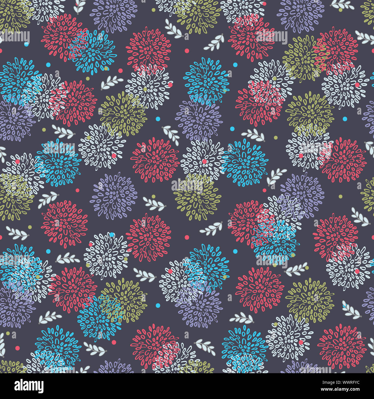 Abstract Floral Pattern Stock Photo - Alamy