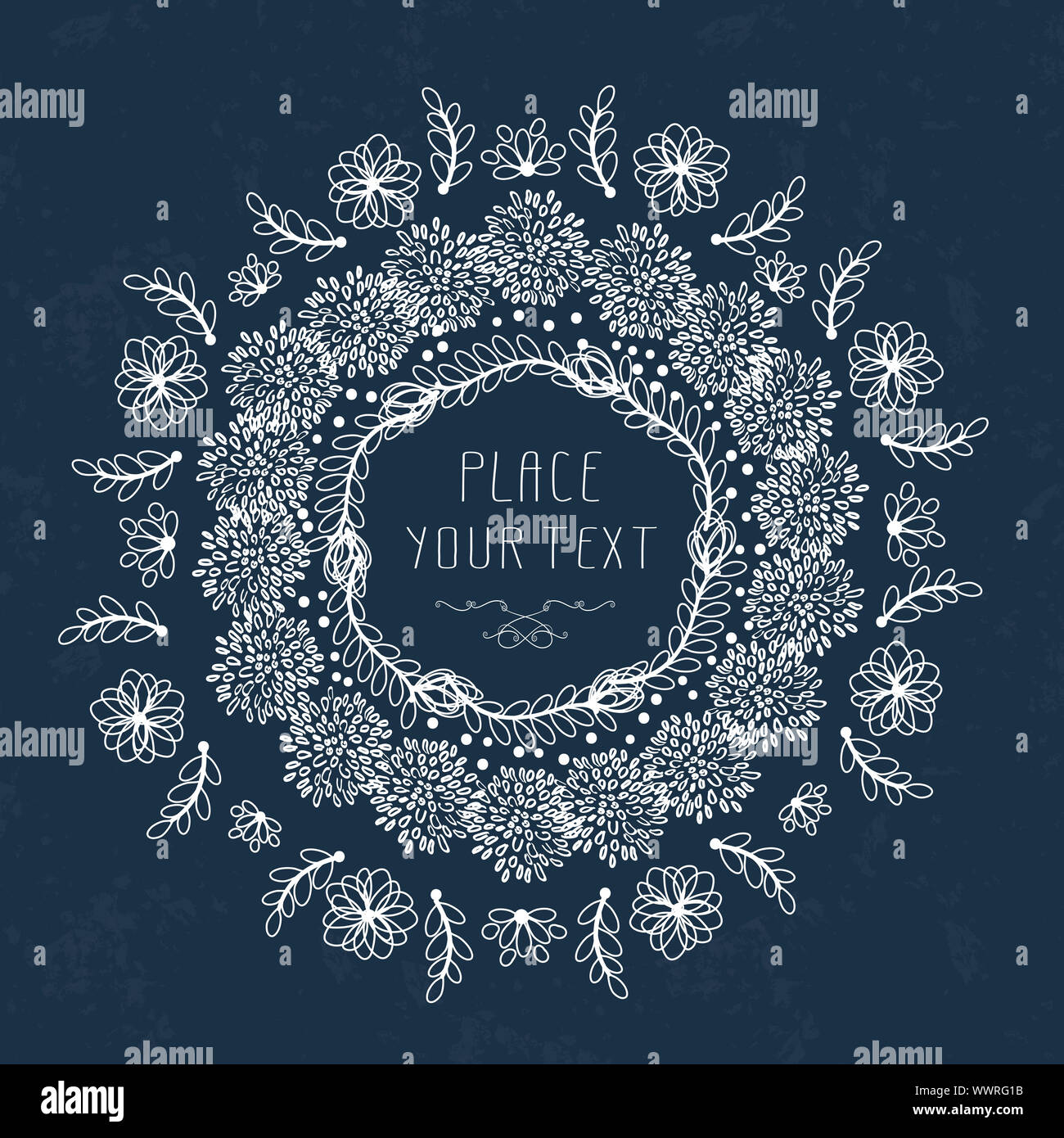 Cute Floral Design Stock Photo - Alamy