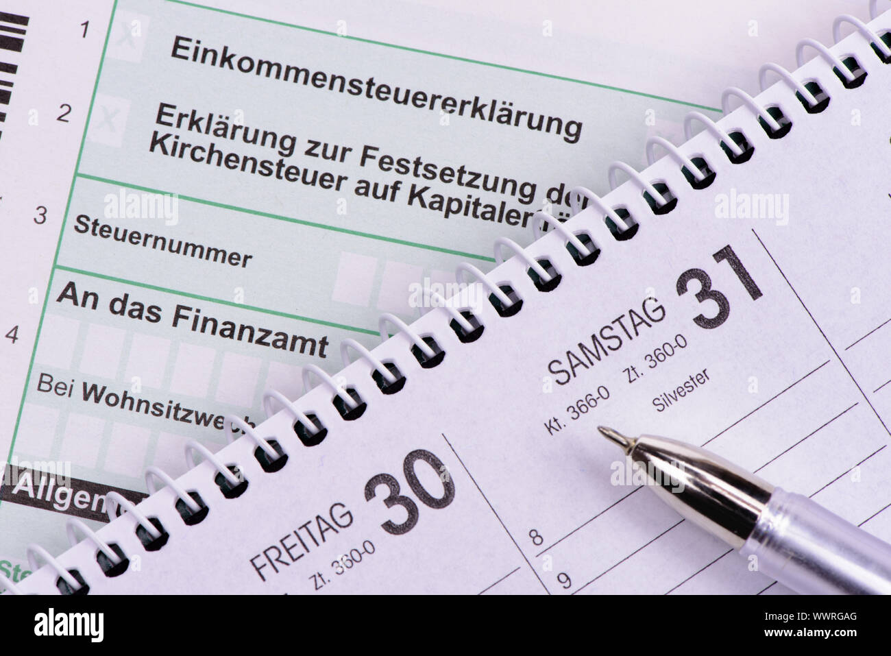 Tax return for tax office Stock Photo - Alamy