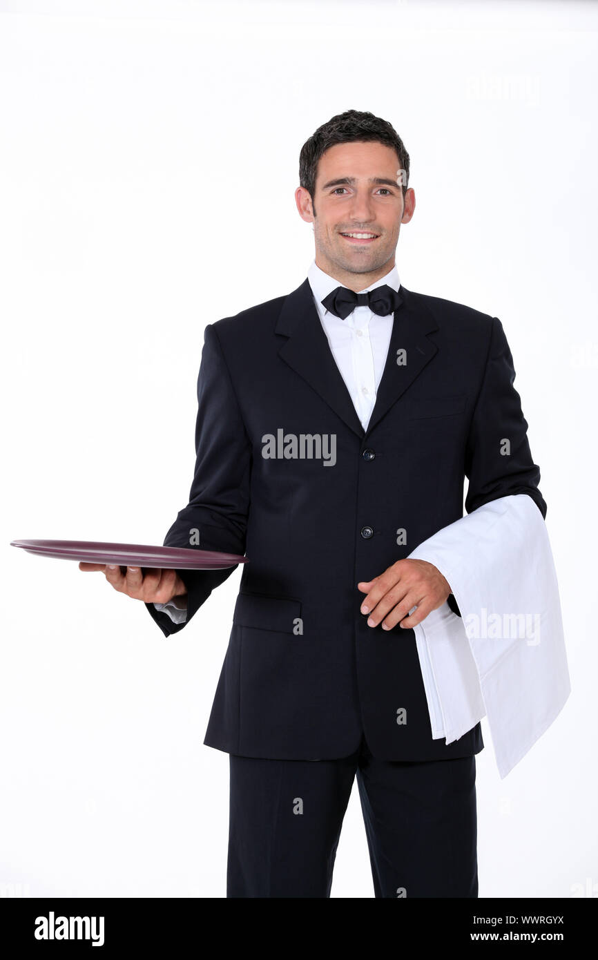 Waiter restaurant plate food expensive hi-res stock photography and ...