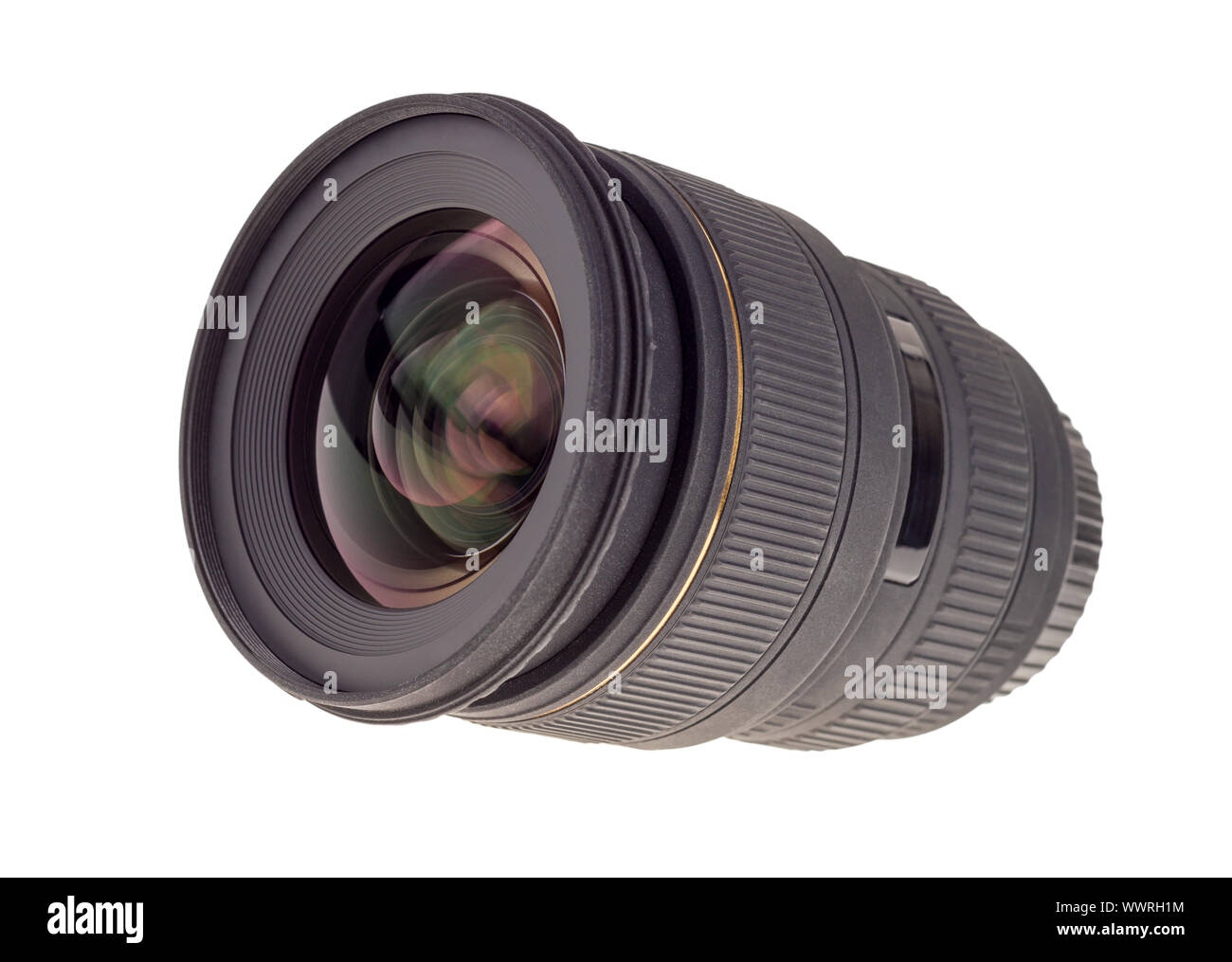 Lens of modern digital camera, view of front lens Stock Photo - Alamy