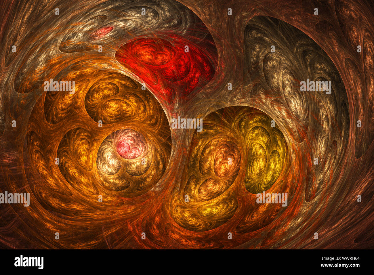 Fractal image : beautiful patterns on a dark background Stock Photo - Alamy