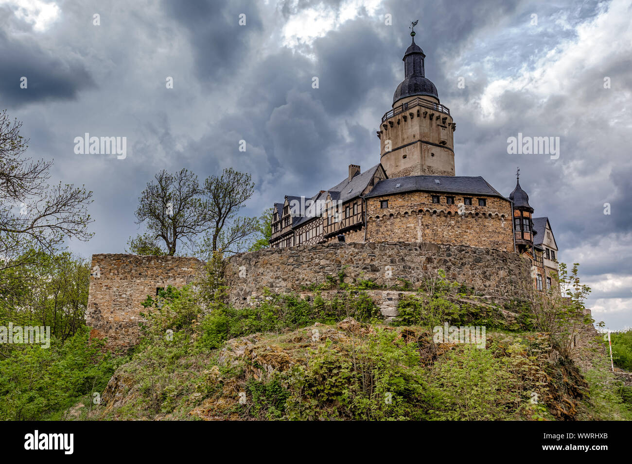 Falkenstein Castle in the Harz Mountains Stock Photo - Alamy