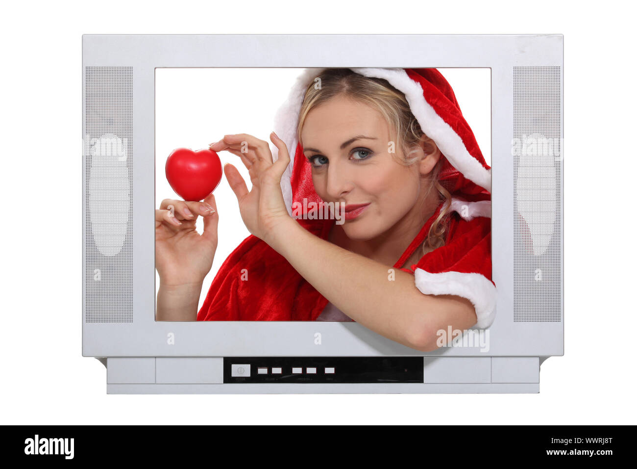 Woman behind tv camera hi-res stock photography and images - Alamy
