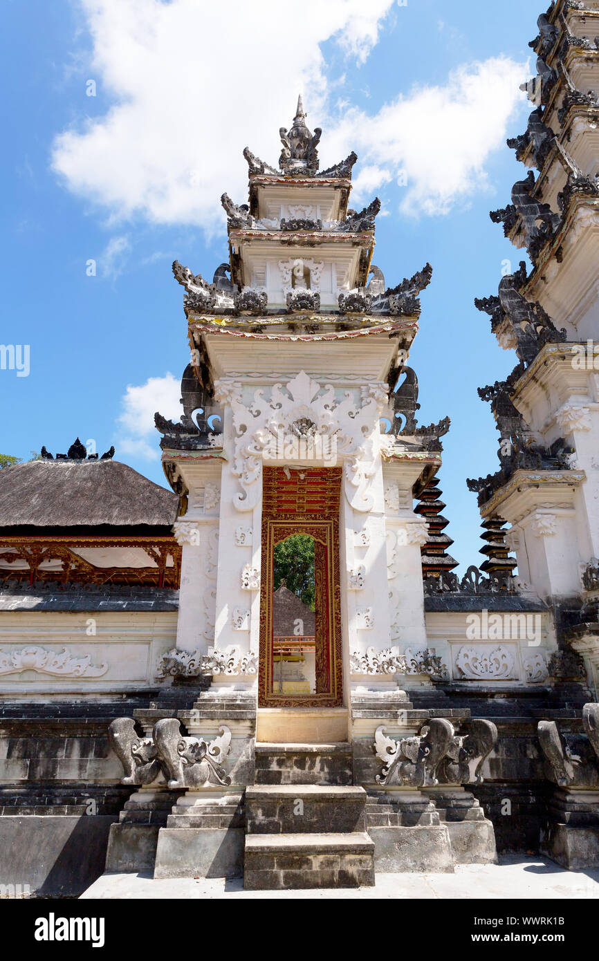 Hindu temple at Pura Sahab, Nusa Penida, Bali, Indonesia Stock Photo ...