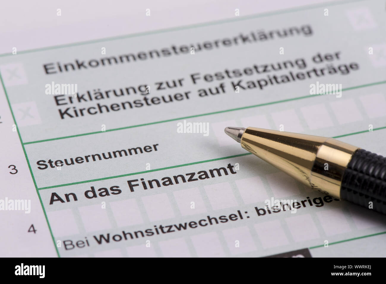 Tax return for tax office Stock Photo - Alamy