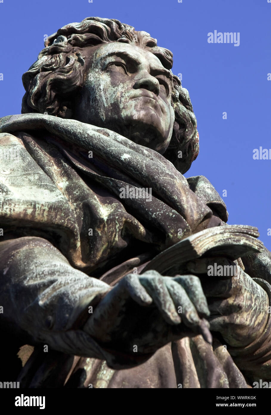 Beethoven Monument on the Muensterplatz, Bonn, North Rhine-Westphalia ...