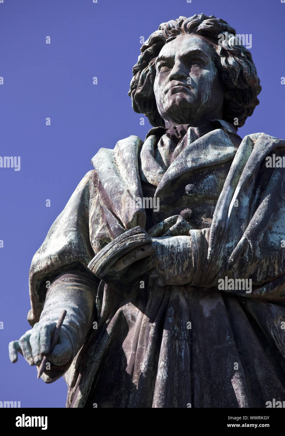 Beethoven Monument on the Muensterplatz, Bonn, North Rhine-Westphalia ...