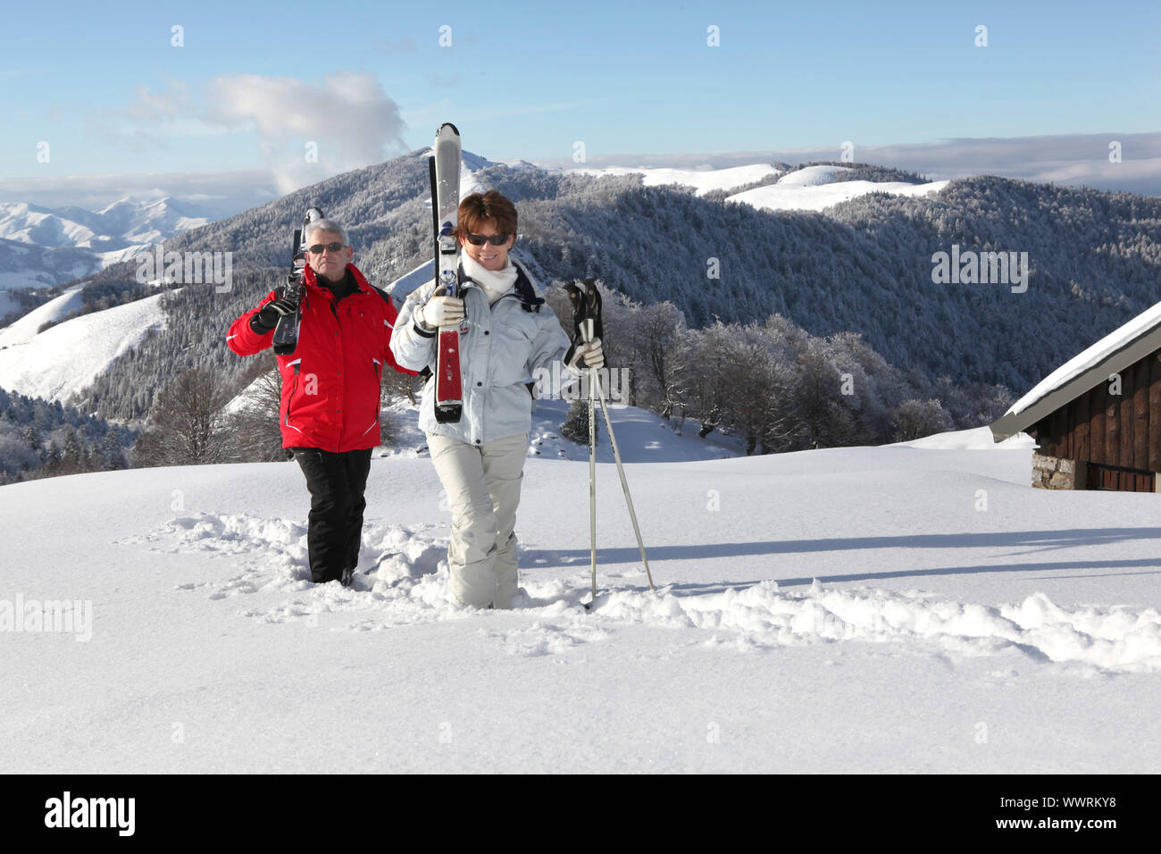 Stood in front of mountain hi-res stock photography and images - Alamy