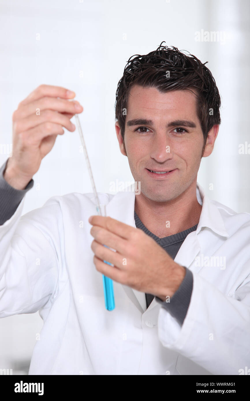 portrait of a lab assistant Stock Photo - Alamy