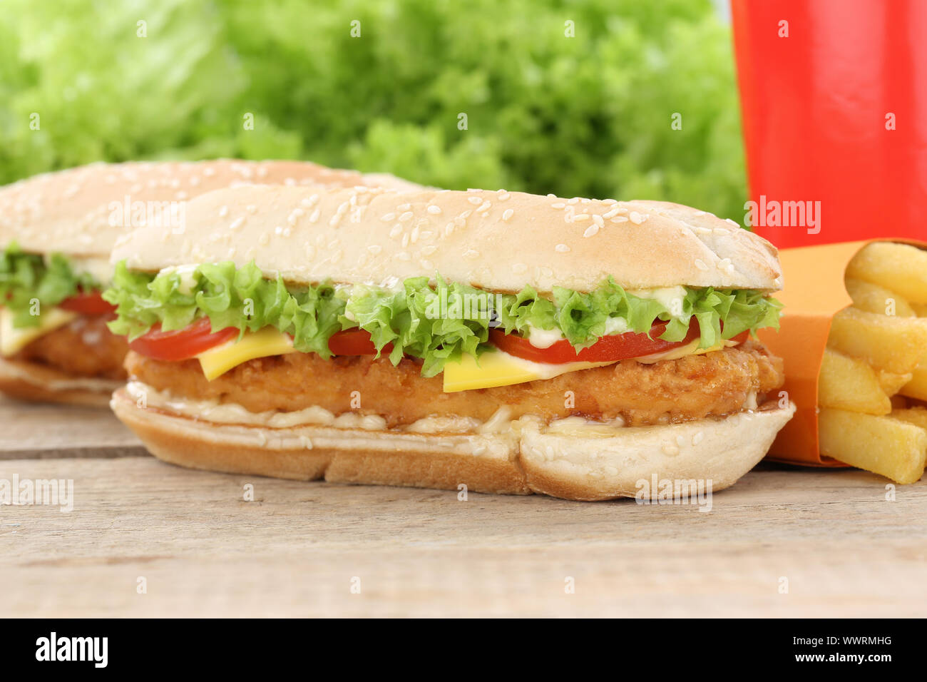 Chickenburger Chicken Chicken Burger Hamburger Menu Menu Menu French ...