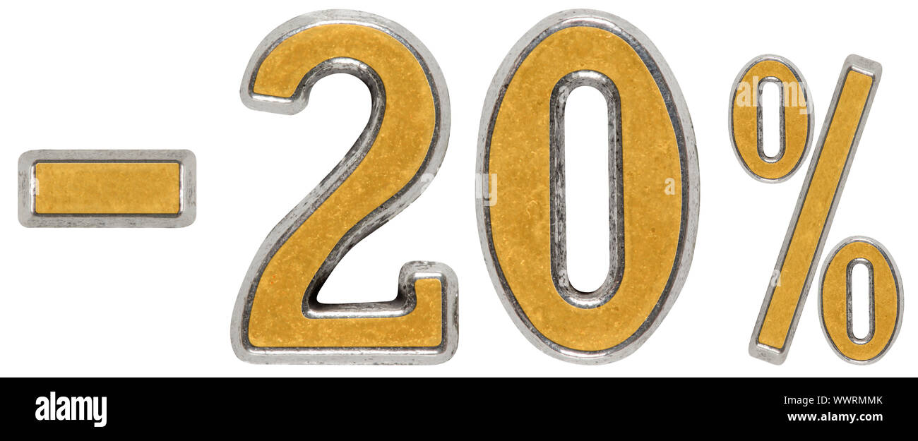 Minus 20 percent hi-res stock photography and images - Alamy