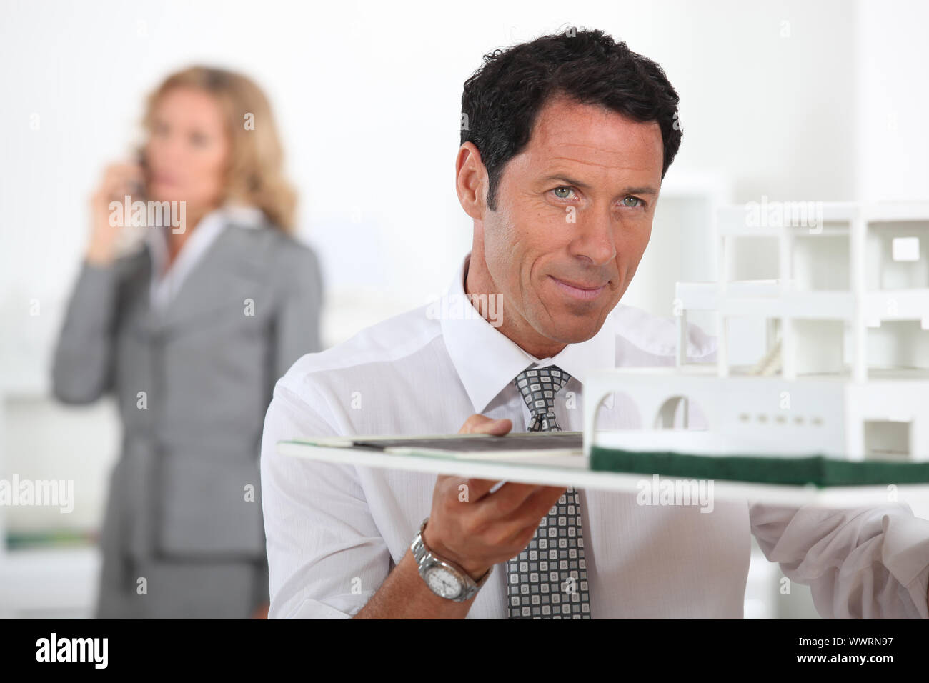 portrait of an architect Stock Photo - Alamy