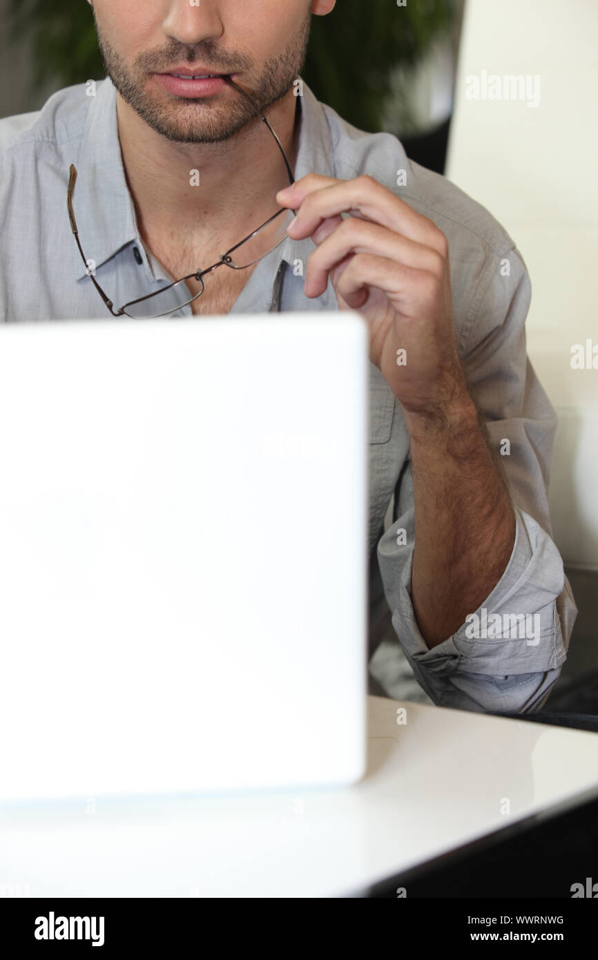 Man chewing mouth open hi-res stock photography and images - Alamy
